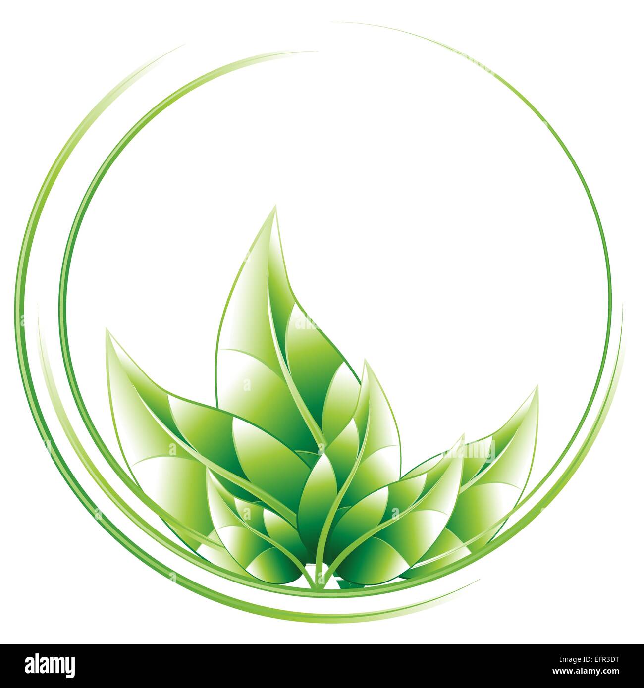 Ecology circle conceptual icon, vector illustration Stock Vector Image ...