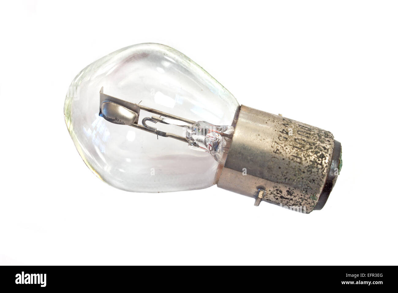 Old rusty bulb isolated on white Stock Photo - Alamy