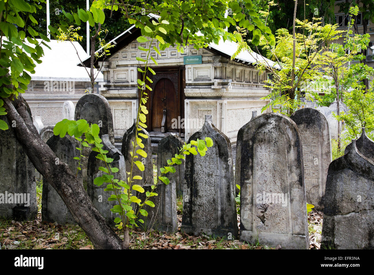 Hukuru Miskiiy, or Old Friday Mosque, in Male, Maldives Stock Photo - Alamy