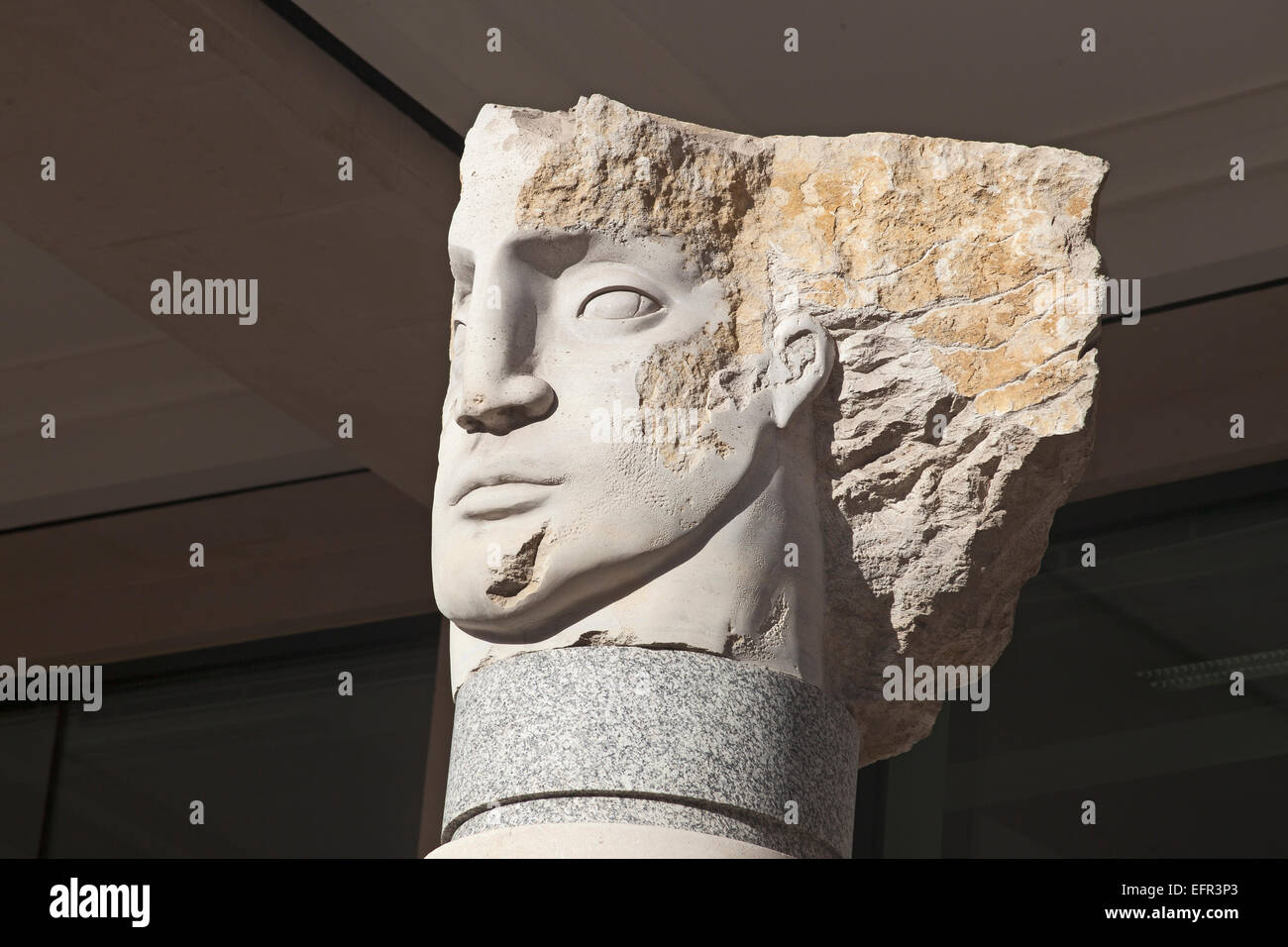 City of London One of a number of marble busts decorating Juxon House ...