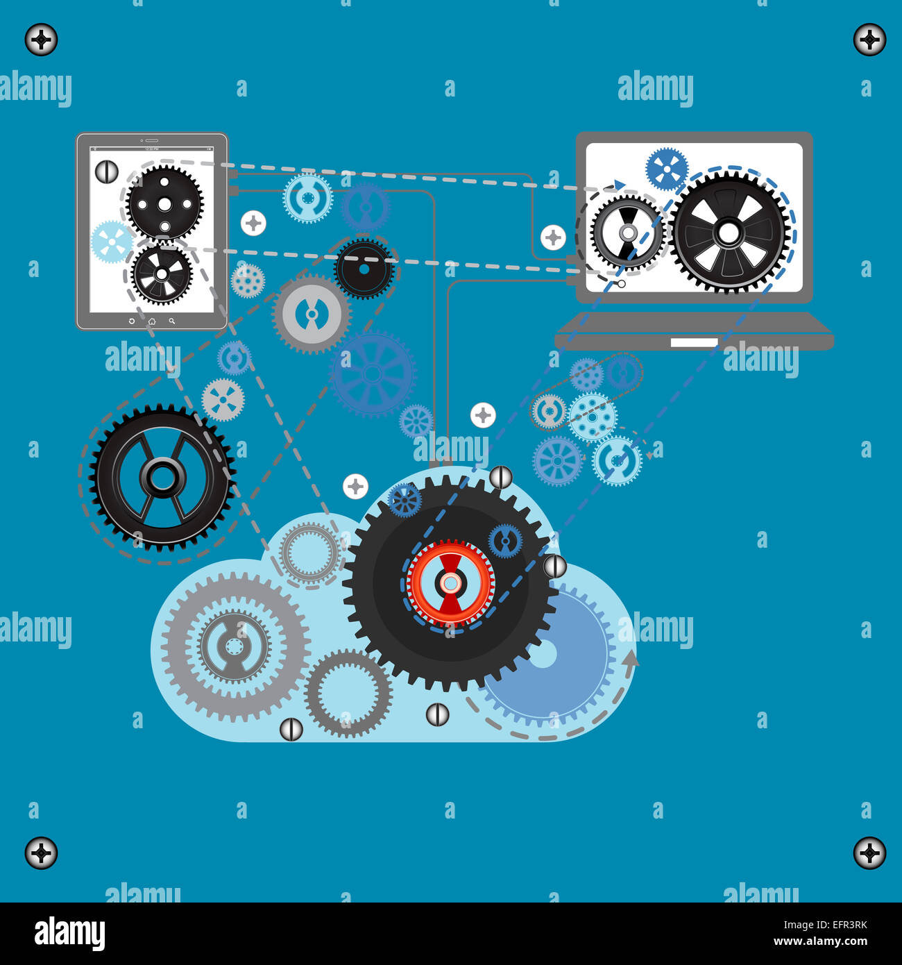 Brain monitor communication hi-res stock photography and images - Alamy