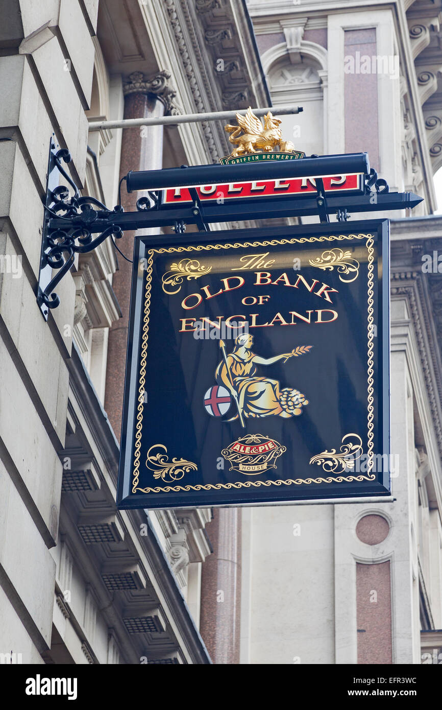 The Old Bank of England pub in Fleet Street, on the site of the former ...