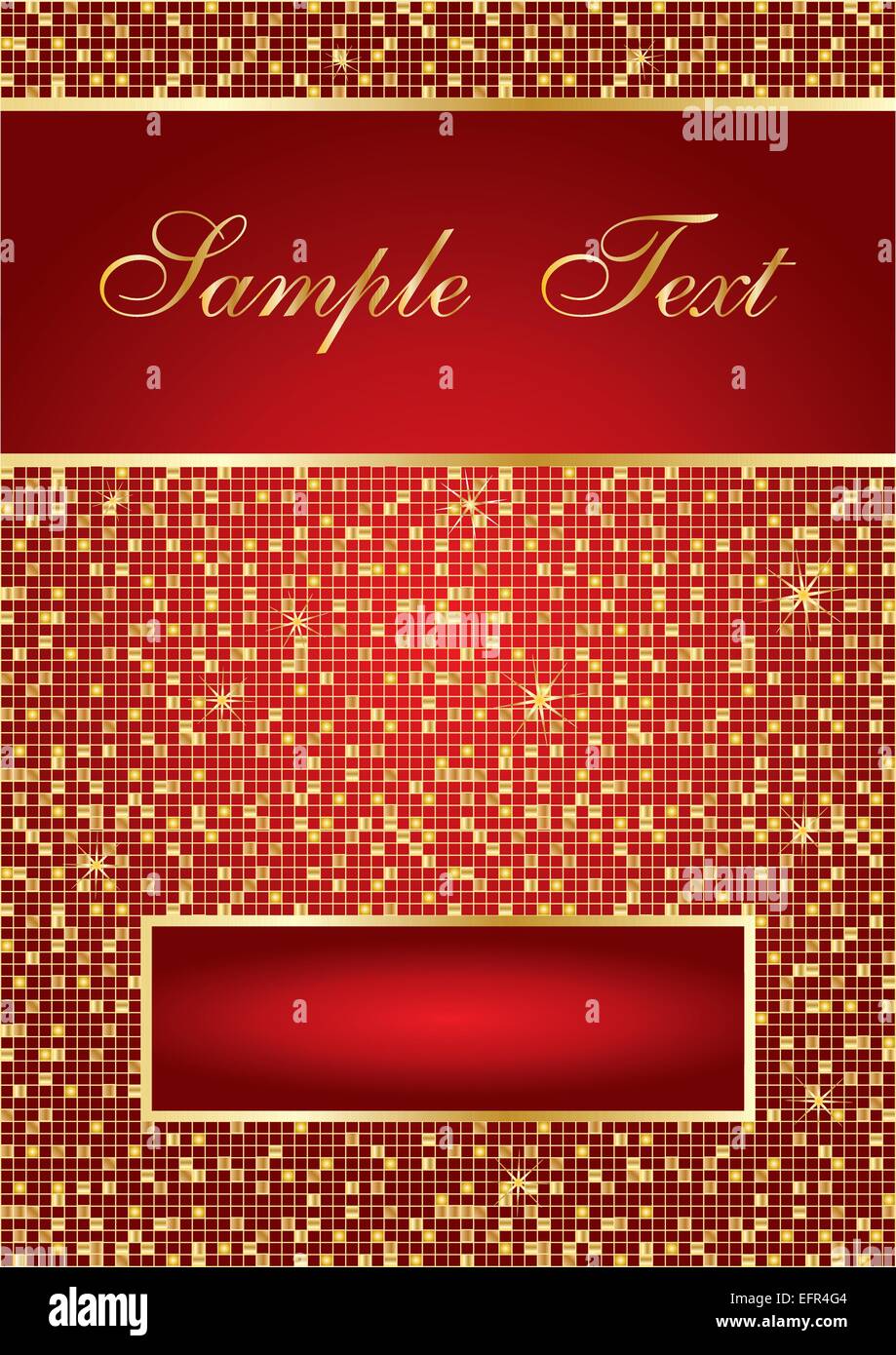 Red abstract background with space for your text, vector illustration ...