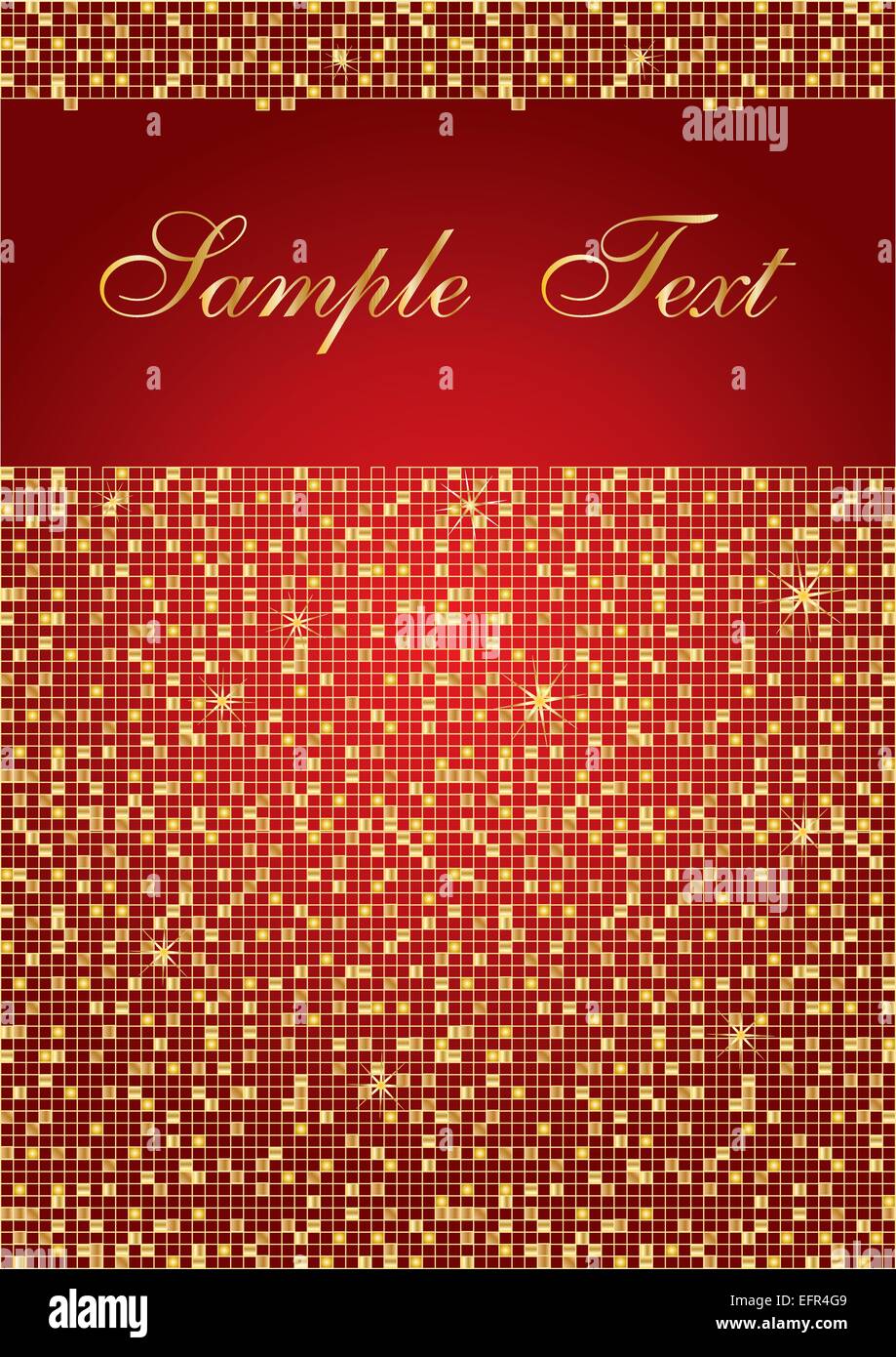 Red abstract background with space for your text, vector illustration ...