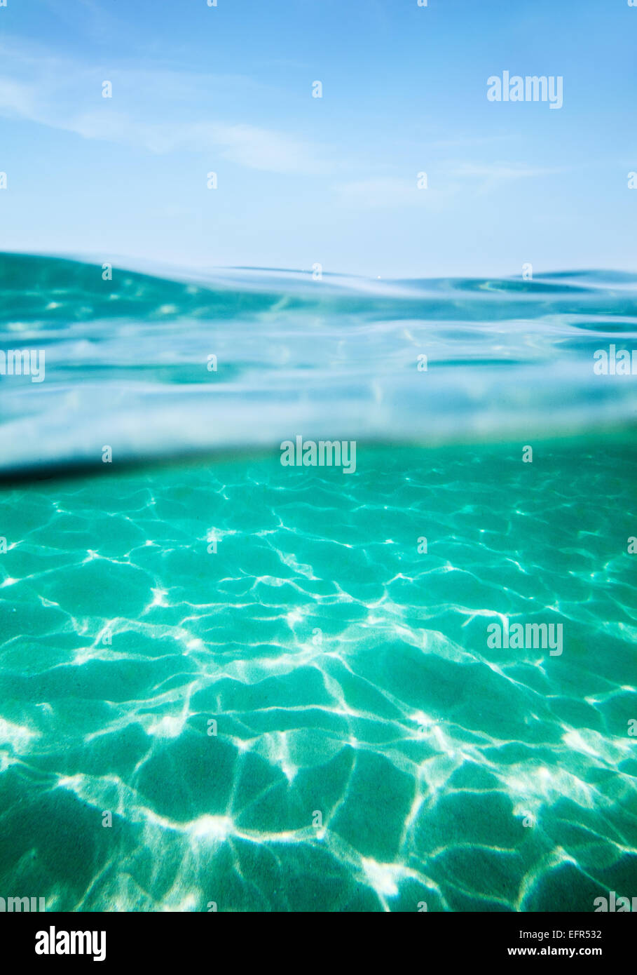 Sea bottom near the coast Stock Photo - Alamy