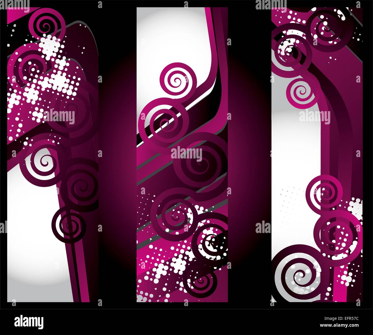 vector illustration of stylized banners Stock Vector Image & Art - Alamy