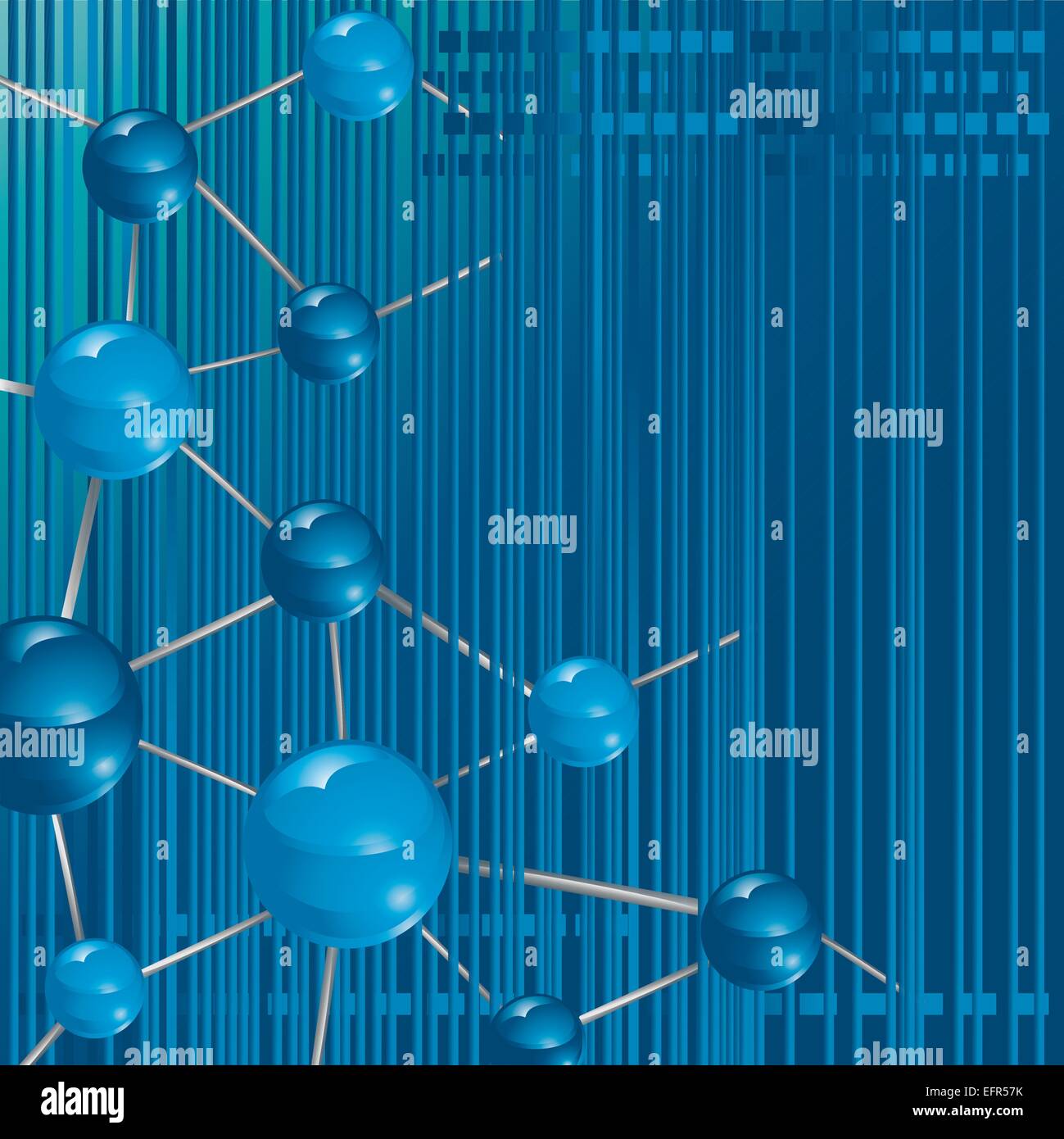 molecule technology background, vector illustration Stock Vector Image ...