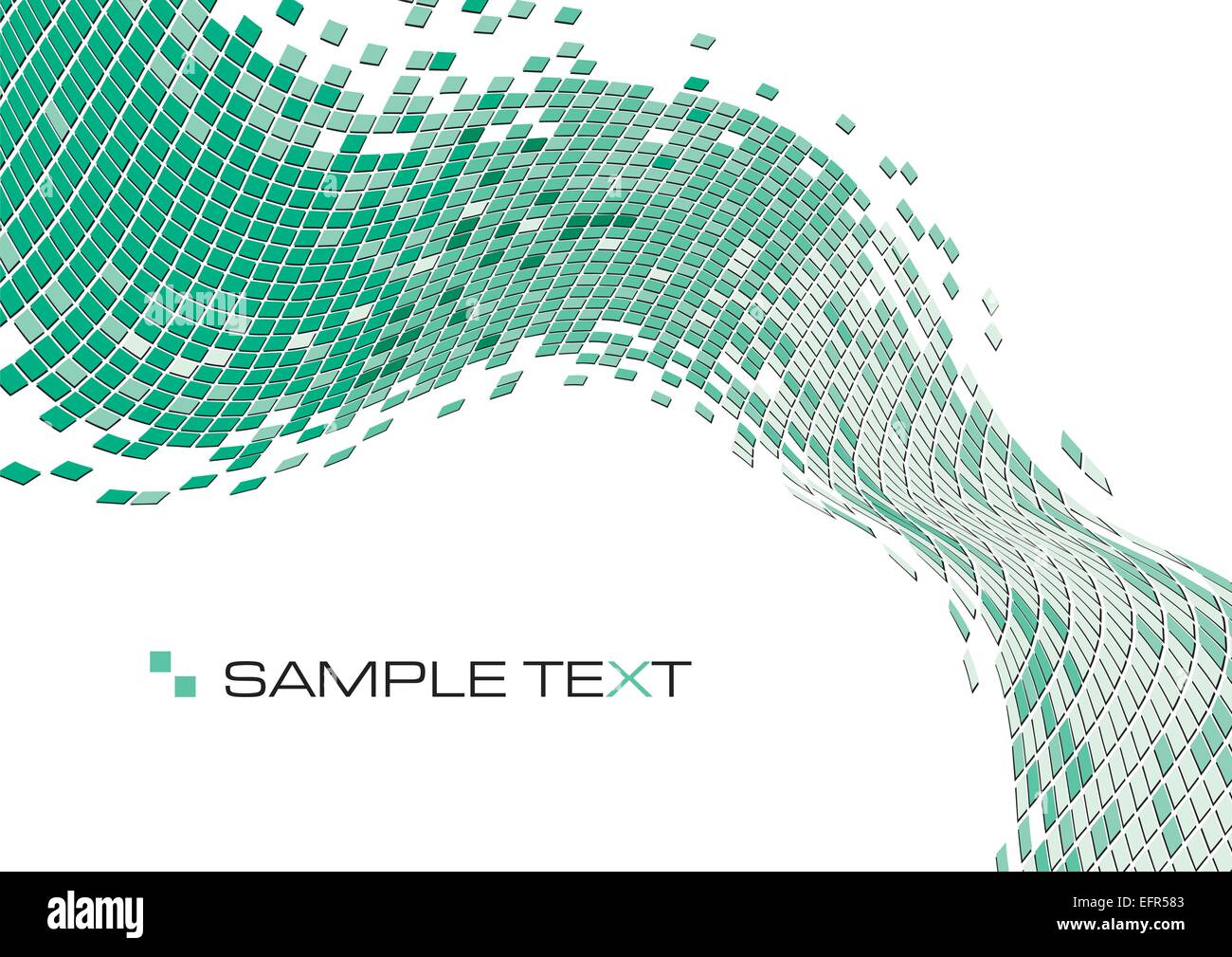 vector abstract illustration of squared mosaic tiles background with ...