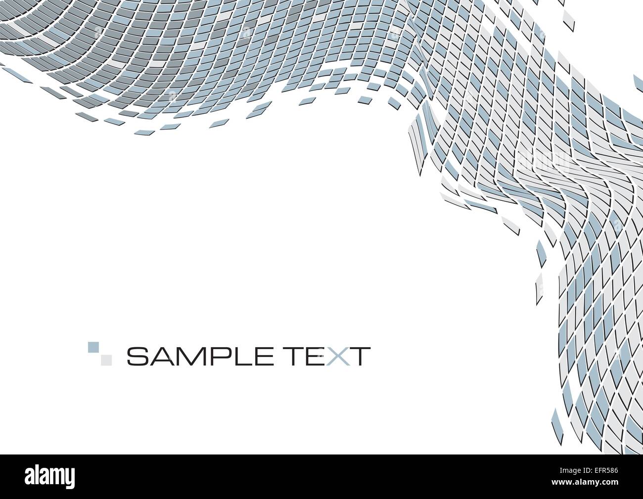 vector abstract illustration of squared mosaic tiles background with ...