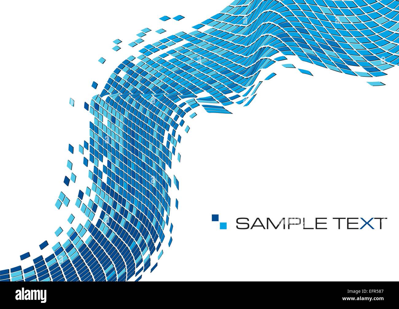 vector abstract illustration of squared mosaic tiles background with ...