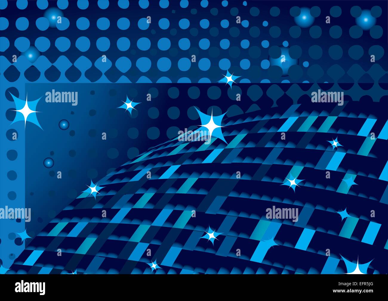 Creative blue sphere digital Stock Vector Images - Alamy