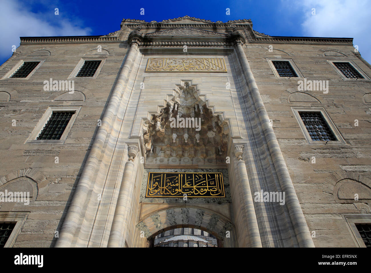 Suleymaniye mosque, architect Sinan (1557), Istanbul, Turkey Stock ...