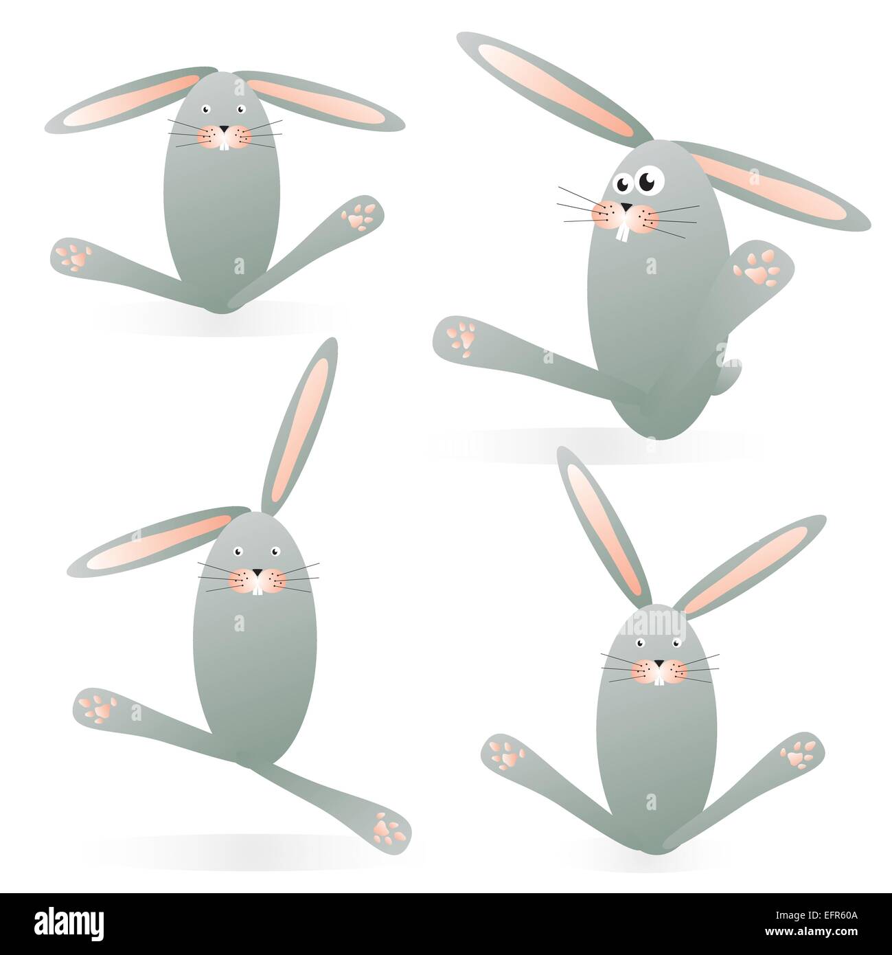 Cartoon bunnies hi-res stock photography and images - Alamy