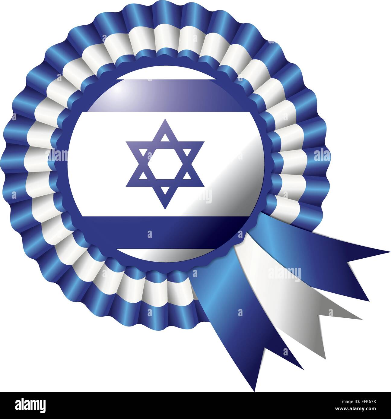Israel ribbon flag background Stock Vector Images - Alamy