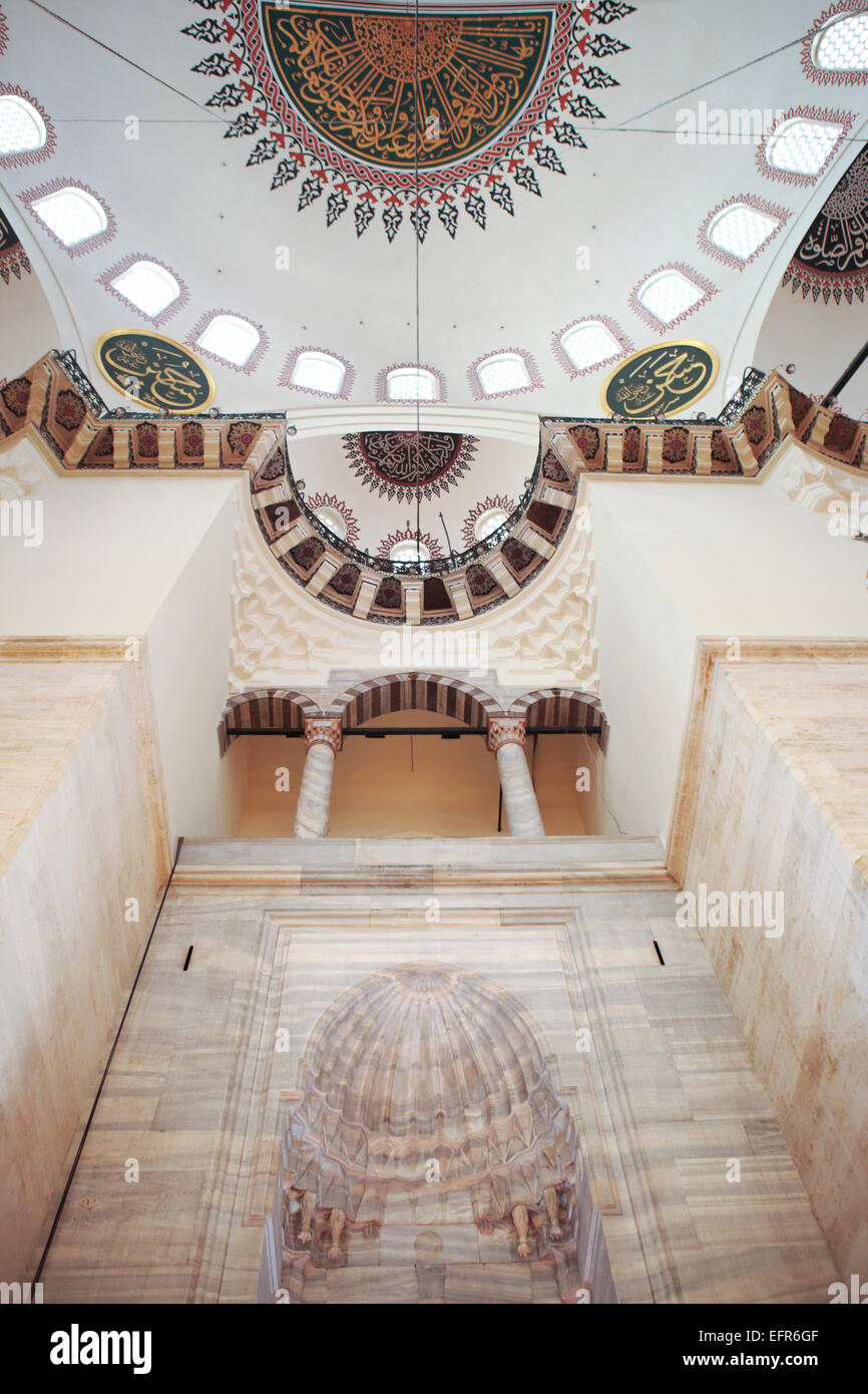 Suleymaniye mosque, architect Sinan (1557), Istanbul, Turkey Stock ...