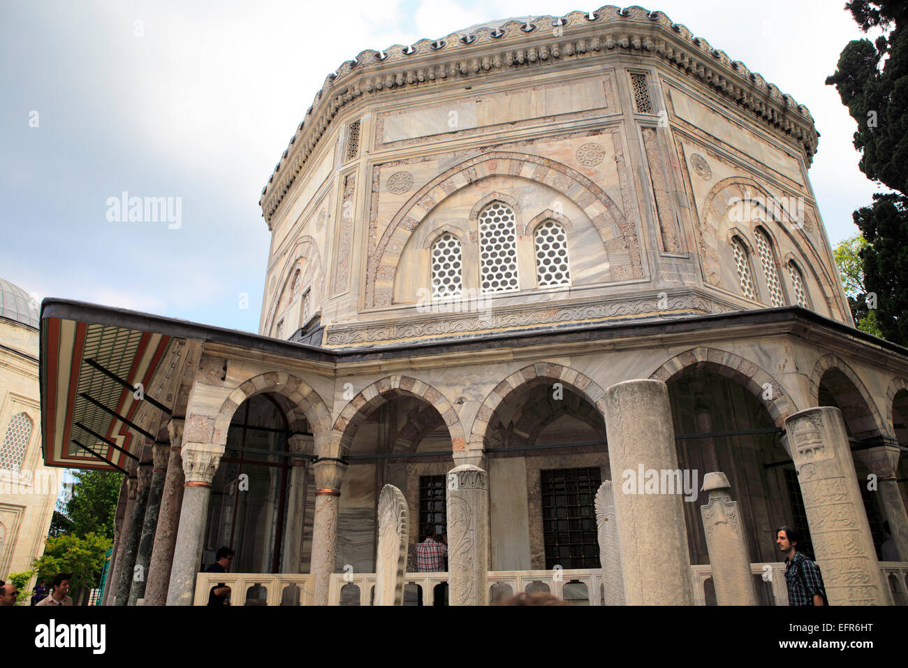 Suleymaniye mosque, architect Sinan (1557), Istanbul, Turkey Stock ...
