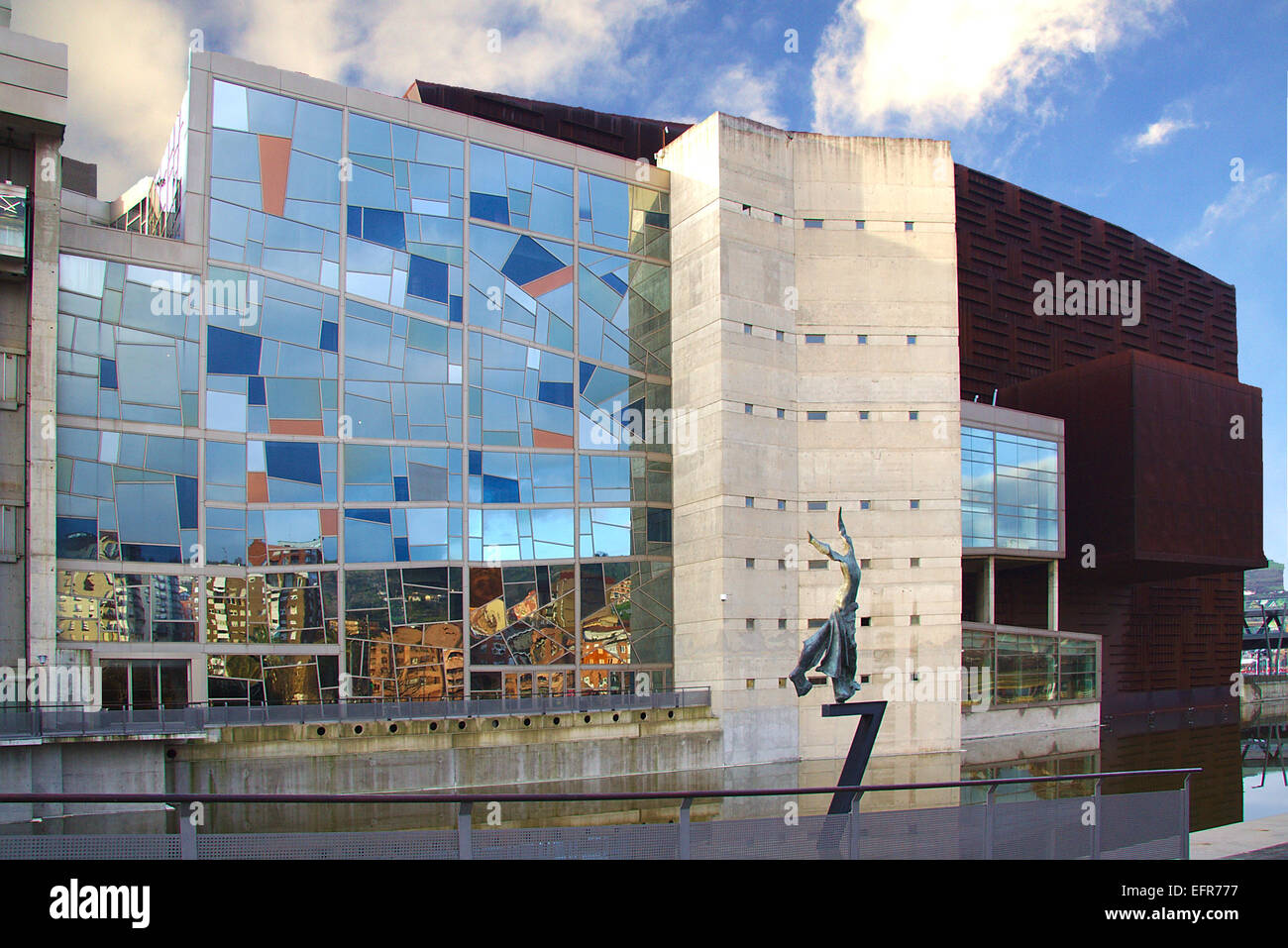 General view of Euskalduna congress Palace in Bilbao, Basque Country ...