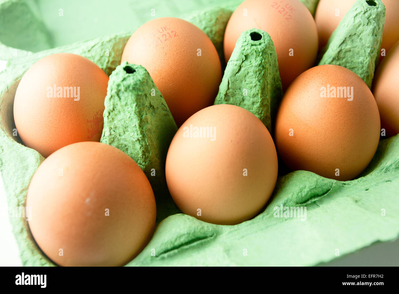 Free range eggs box hi-res stock photography and images - Alamy