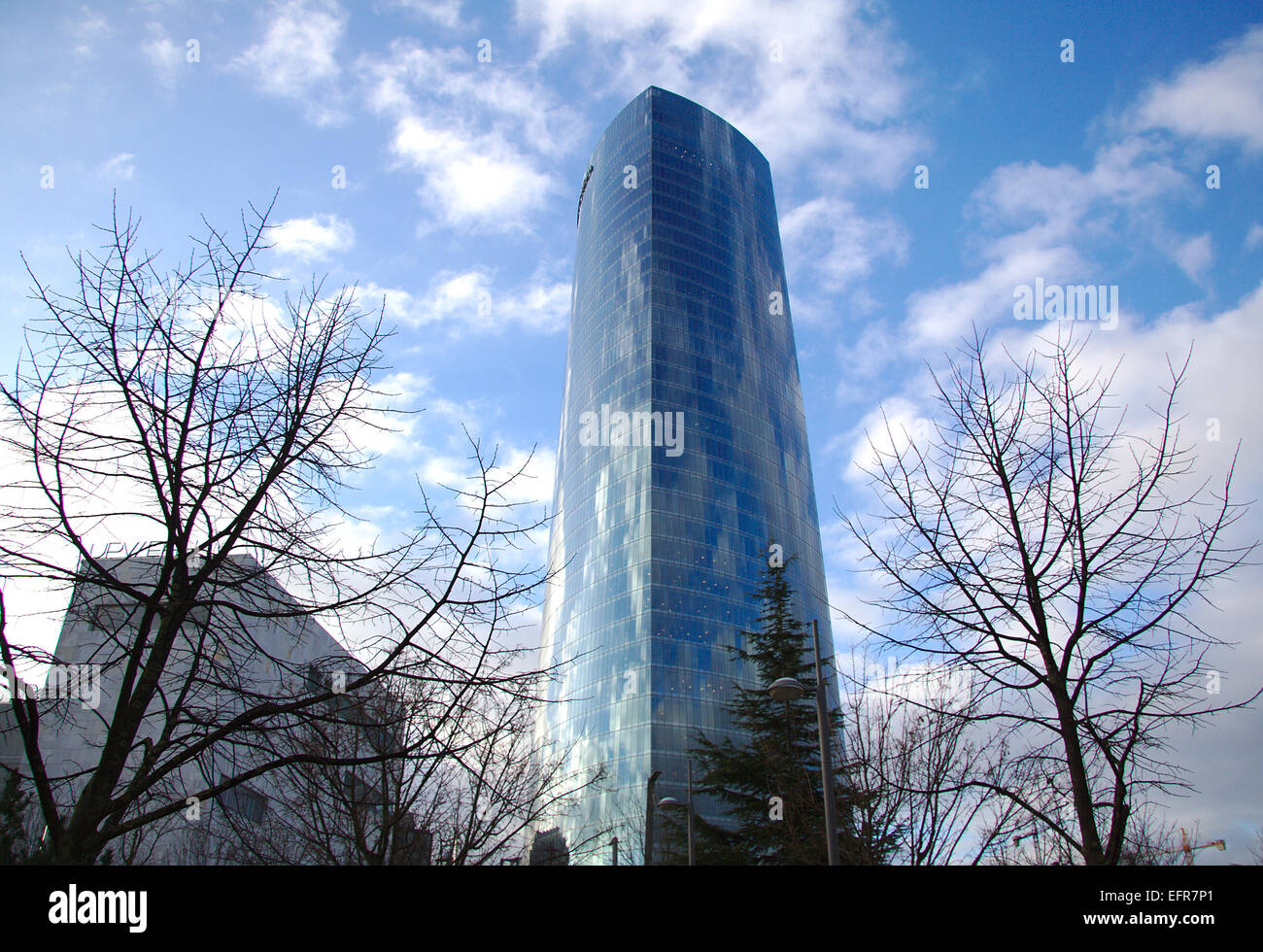 The skyscraper headquarters of iberdrola hi-res stock photography and ...