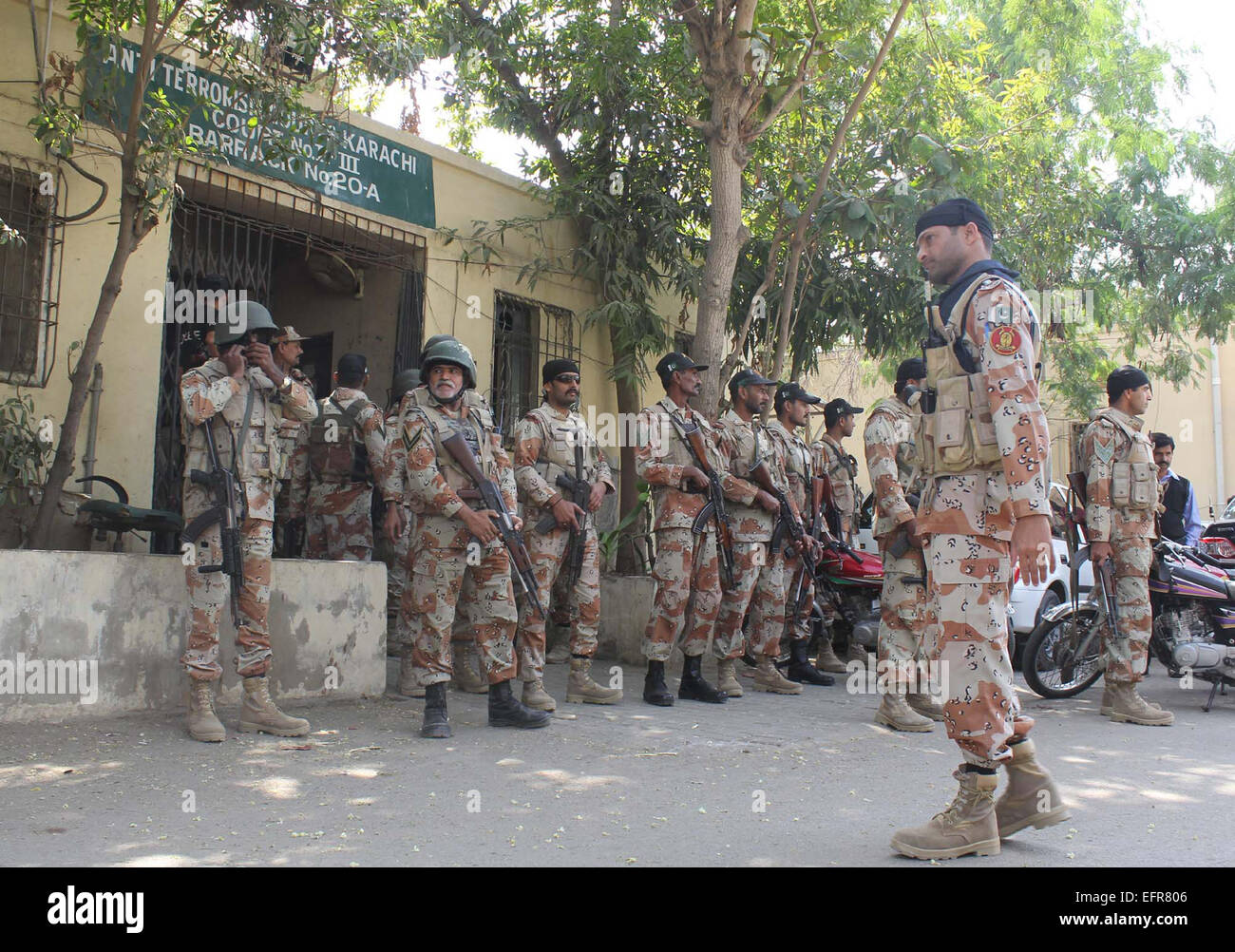 Rangers staffs standing alert to avoid any untoward mishap as law ...