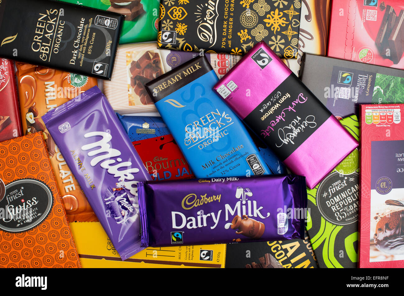Chocolate wrappers hi-res stock photography and images - Alamy