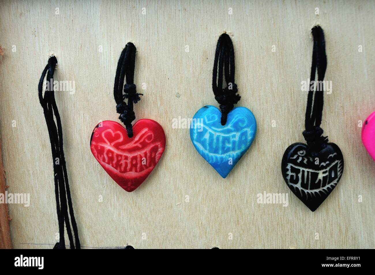 Tagua - Craft stalls- Dock in PUERTO PIZARRO. Department of Tumbes ...