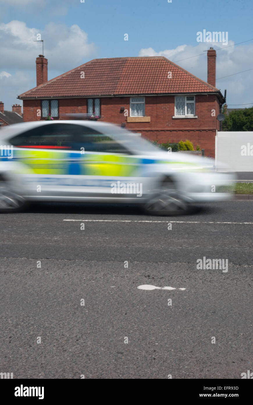 Speeding police car Stock Photo - Alamy Speeding police car Stock Photo - Alamy