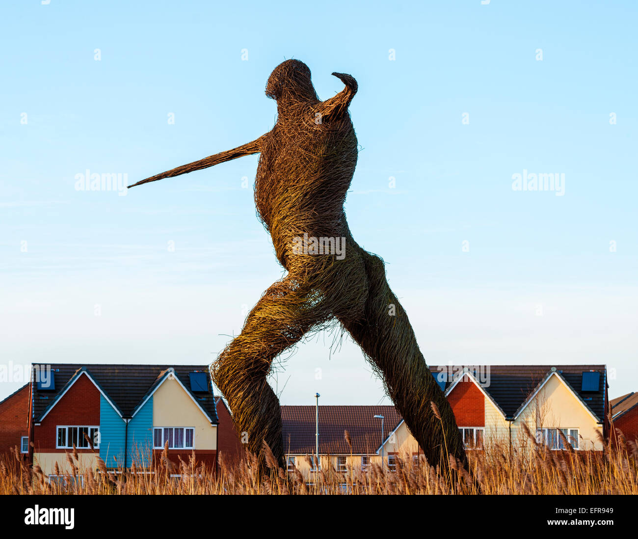Urban willow man Stock Photo - Alamy