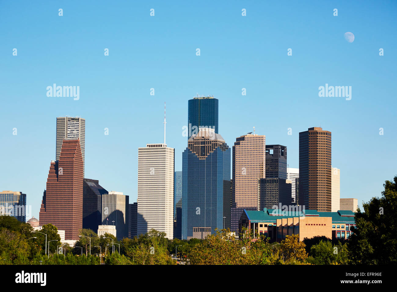 View of Downtown Houston Stock Photo - Alamy