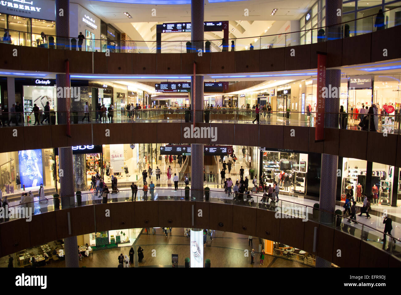 Atrium in dubai mall hi-res stock photography and images - Alamy