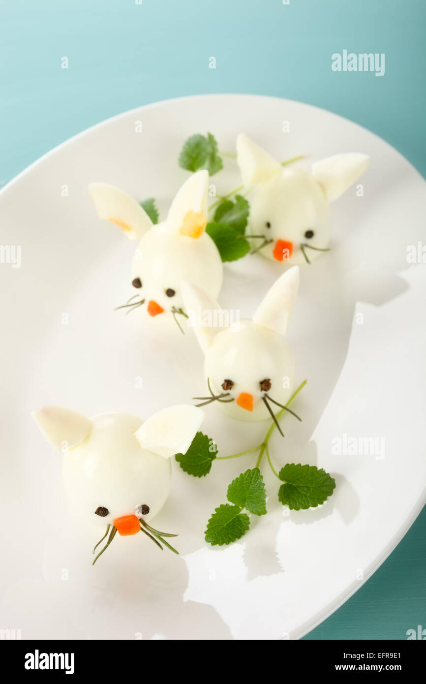 Boiled Egg Bunny Rabbit Stock Photo - Alamy