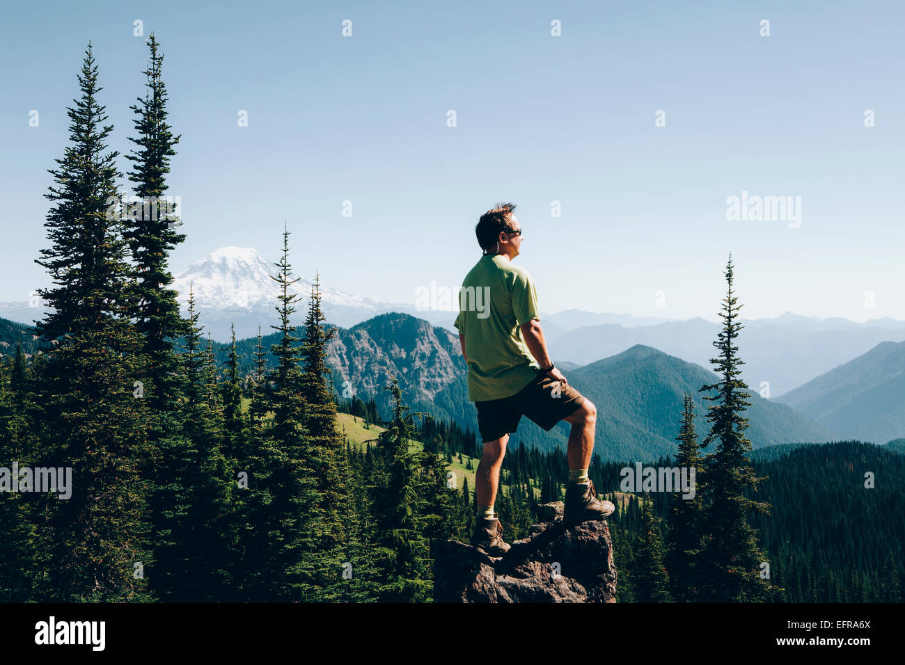 Washington, Gifford Pinchot NF, Goat Rocks Wilderness, Cascade Range ...