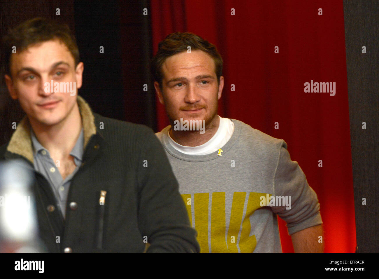 Franz Rogowski and Frederick Lau during the 'Victoria' press conference ...