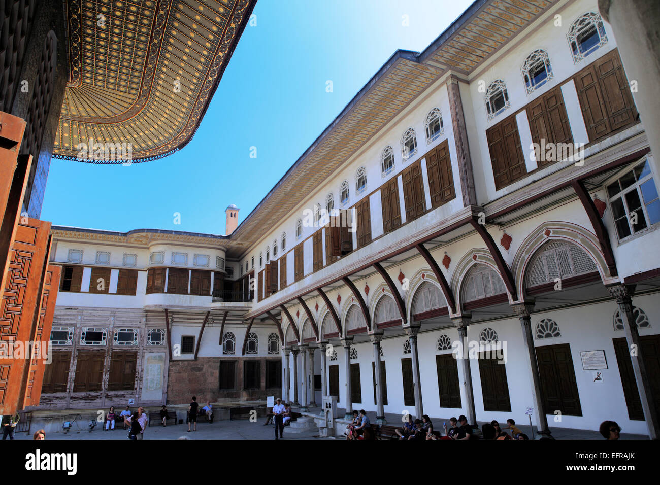 Topkapi Palace, Ottoman sultans palace, Istanbul, Turkey Stock Photo ...