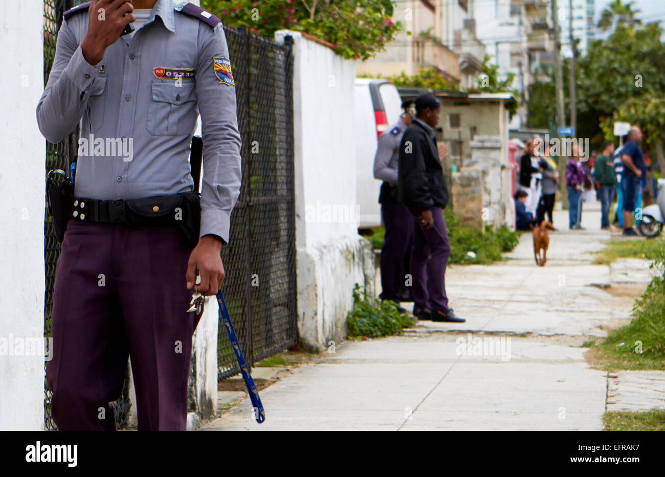 Cuban police officer hi-res stock photography and images - Alamy