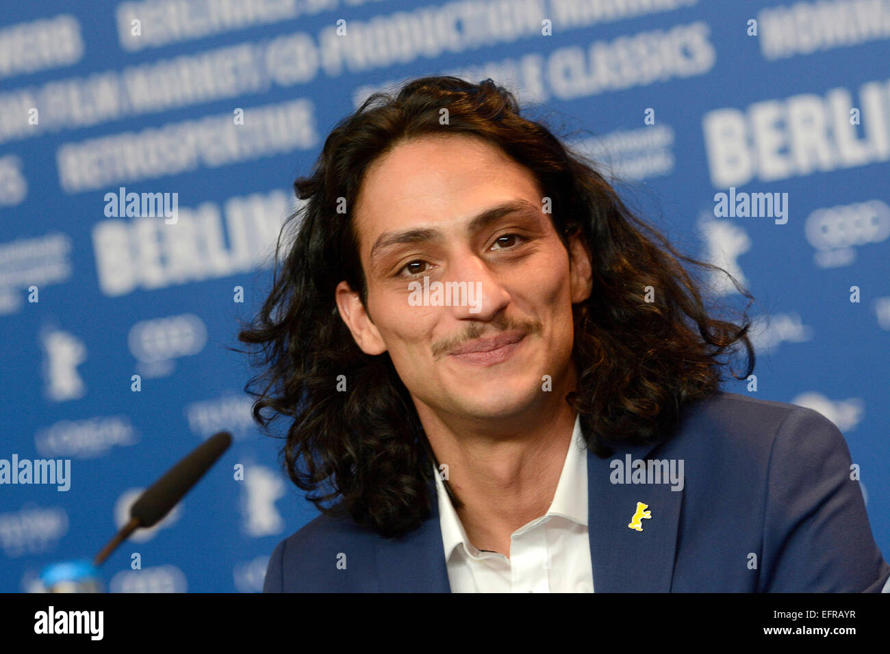 Burak Yigit during the 'Victoria' press conference at the 65th Berlin ...