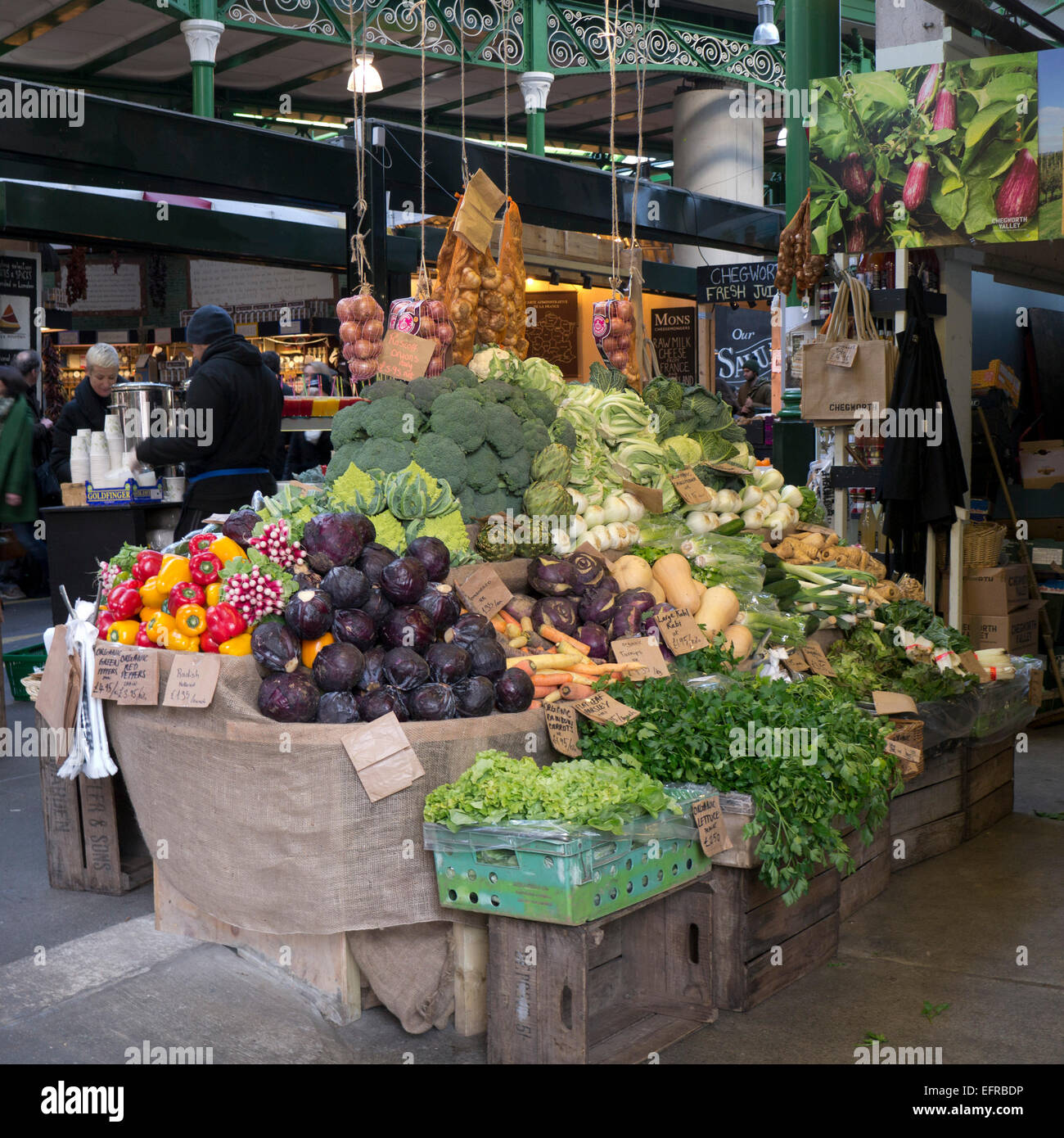 Borough market stall holder hi-res stock photography and images - Alamy