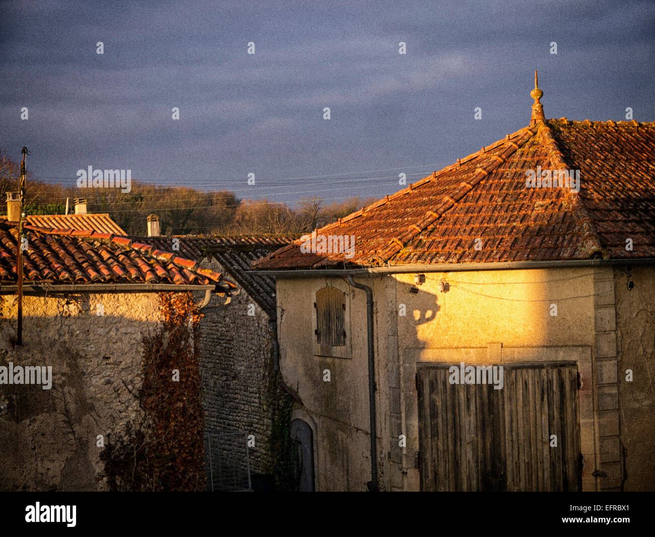 Farm buildings in France's Charente Maritime Stock Photo - Alamy