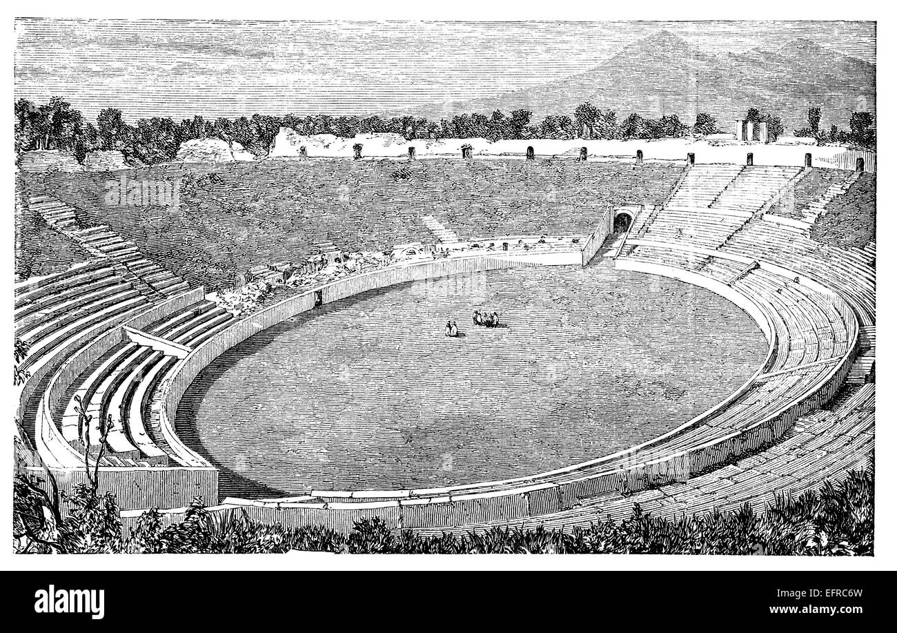 London roman amphitheatre Black and White Stock Photos & Images - Alamy