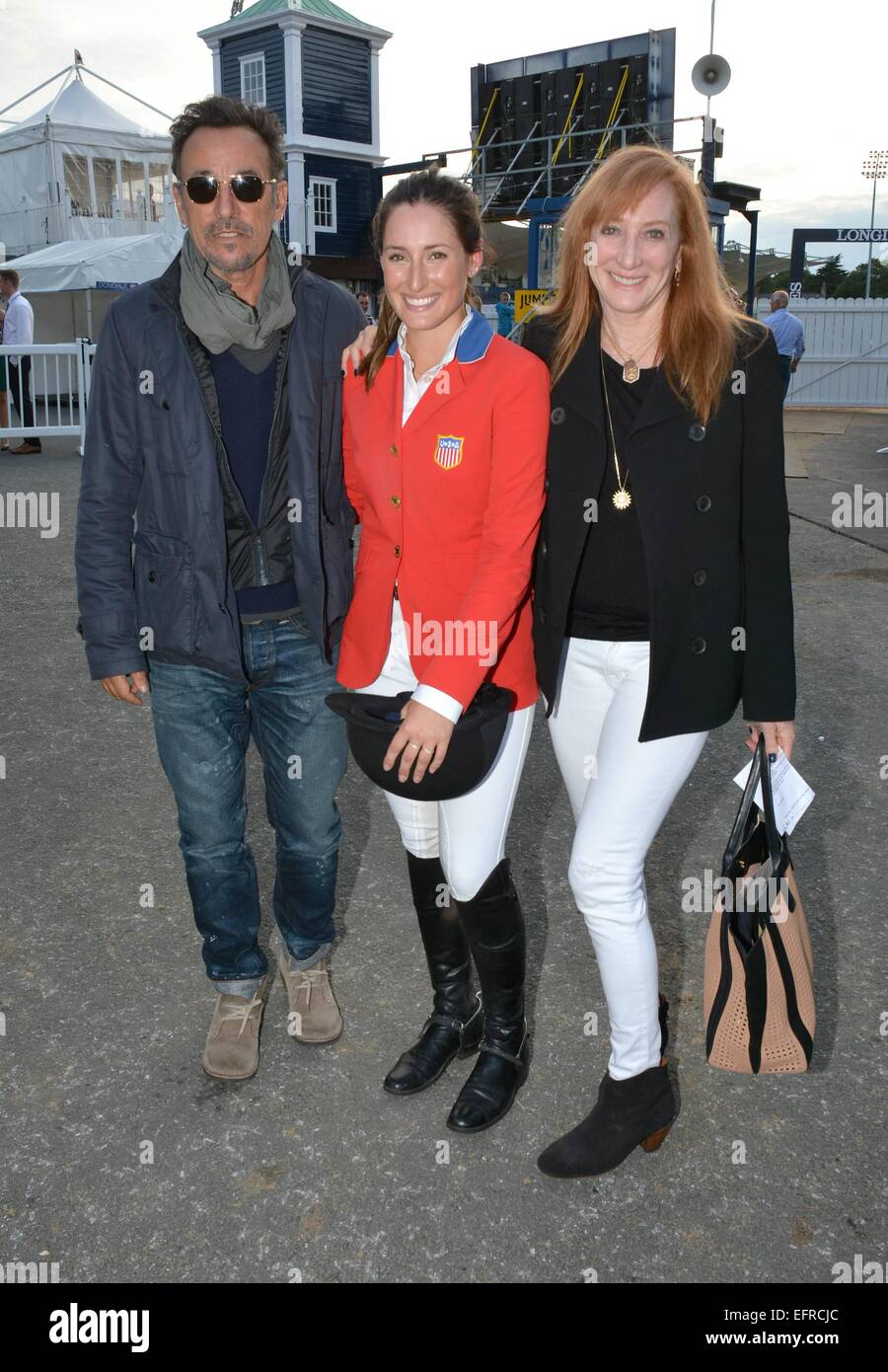 Proud parents Bruce Springsteen and Patti Scialfa pose with their ...