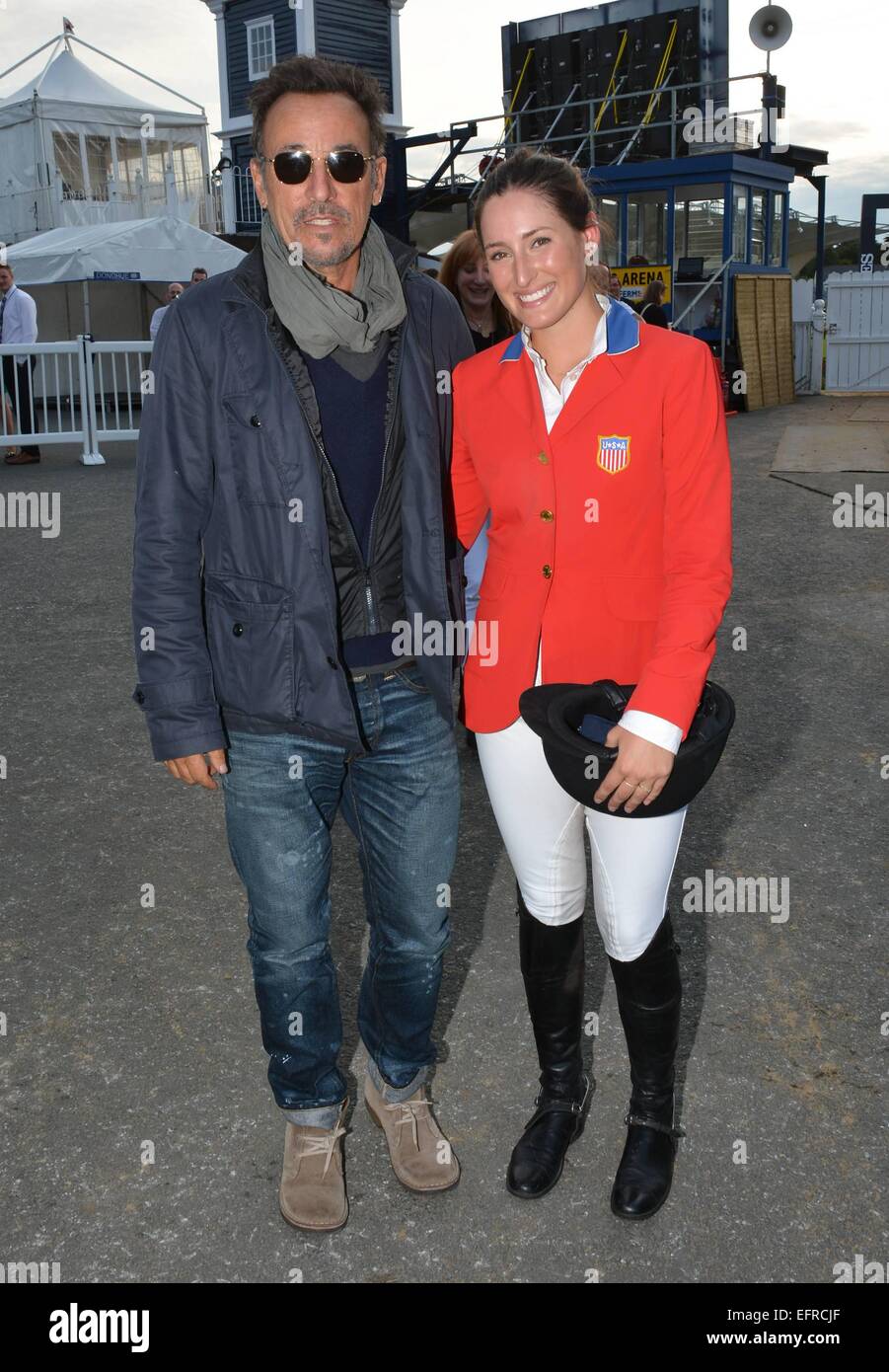 Proud parents Bruce Springsteen and Patti Scialfa pose with their ...