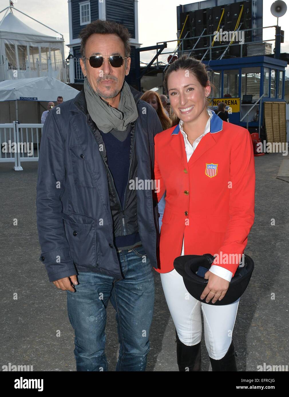 Proud parents Bruce Springsteen and Patti Scialfa pose with their ...