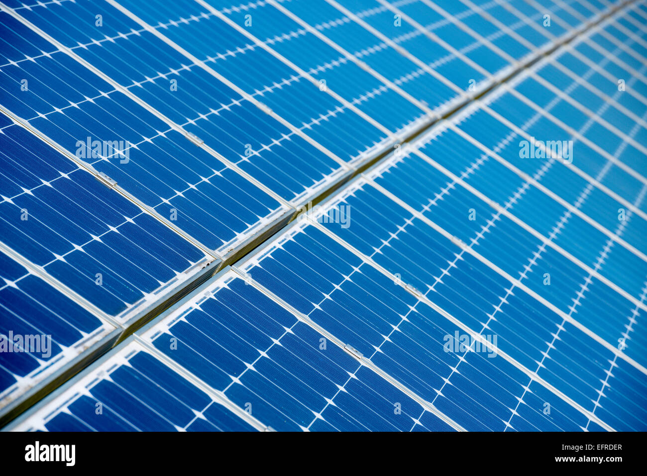 Background of Blue Solar Panels Stock Photo - Alamy