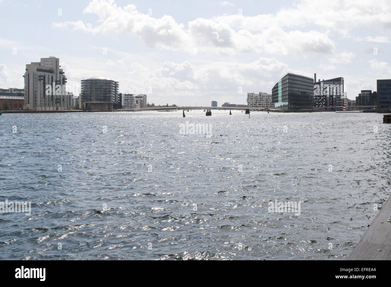 Copenhagen Sydhavn, South port landscape and seascape Stock Photo - Alamy