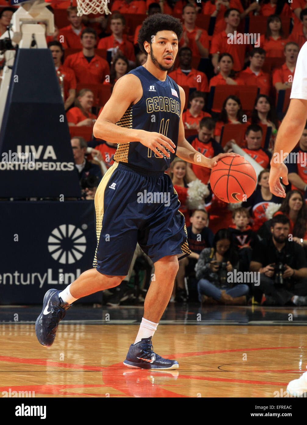 Charlottesville, Virginia, USA. 22nd Jan, 2015. Georgia Tech guard Josh ...