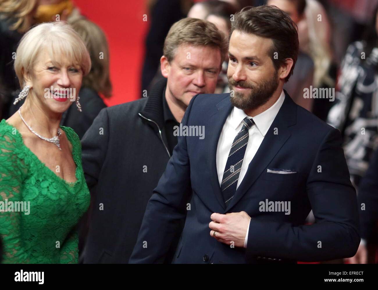 British actor Helen Mirren, director Justus von Dohnanyi (C), and ...