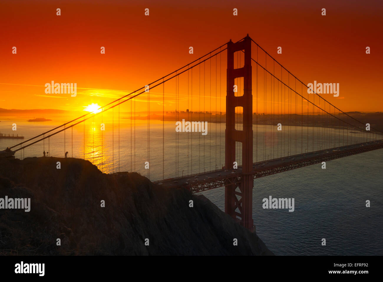 MARIN COUNTY HEADLANDS GOLDEN GATE BRIDGE (©JOSEPH STRAUSS 1937) SAN ...
