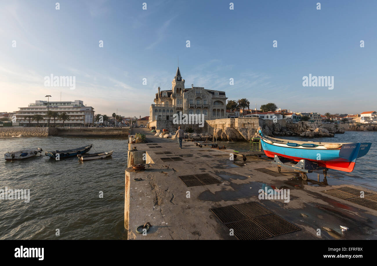 Port of Cascais Stock Photo - Alamy