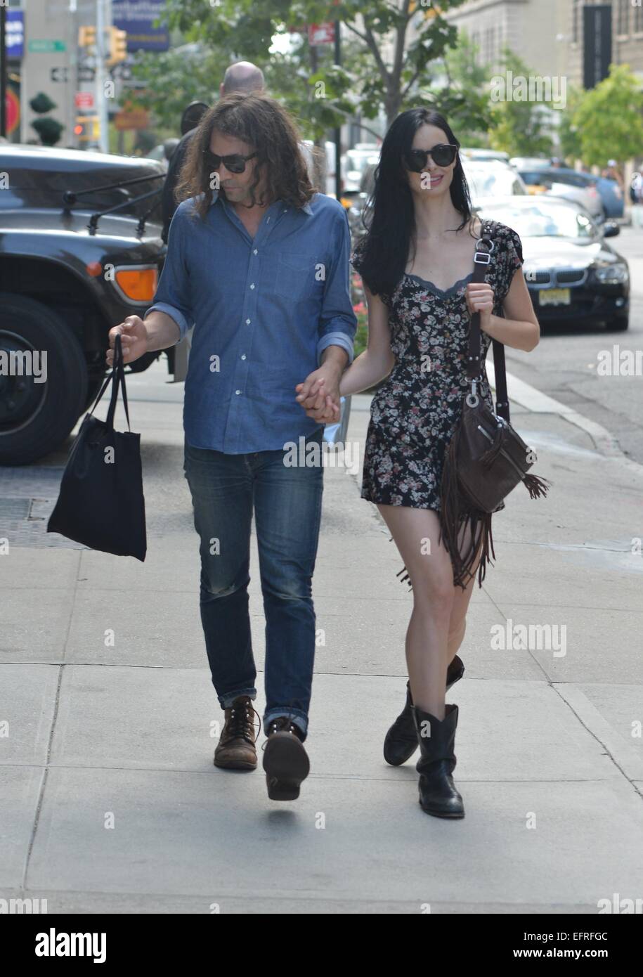 Krysten Ritter out and about her new love interest in New York City ...