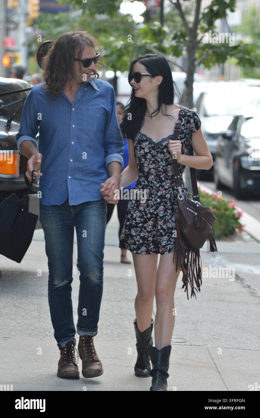 Krysten Ritter out and about her new love interest in New York City ...
